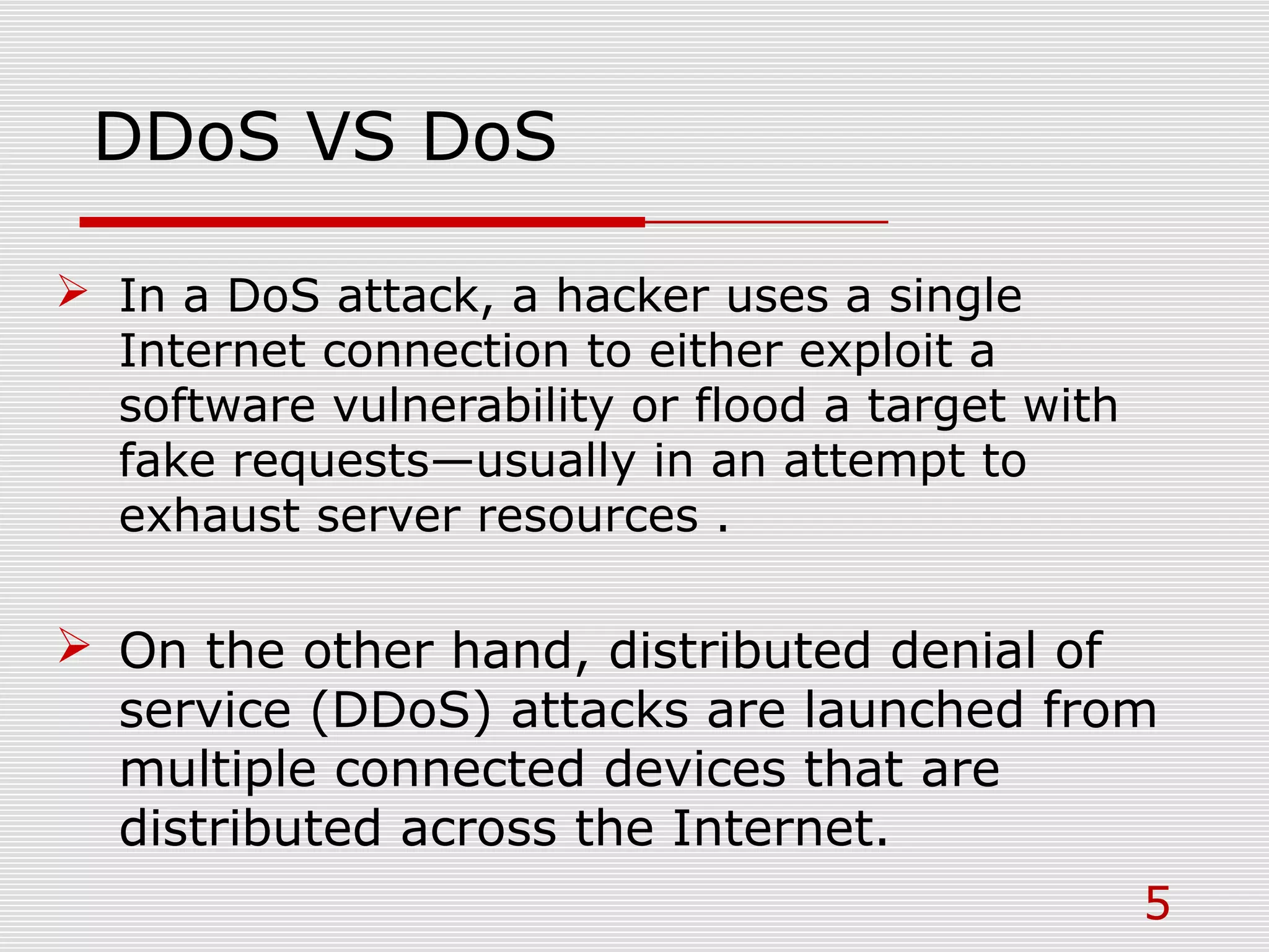 DDoS Attack PPT by Nitin Bisht | PPT
