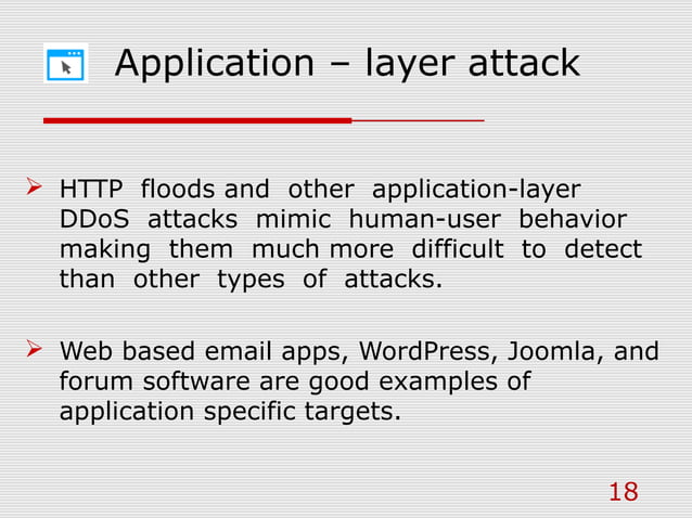 DDoS Attack PPT by Nitin Bisht | PPT