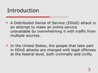 DDoS Attack PPT by Nitin Bisht | PPT