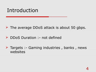 DDoS Attack PPT by Nitin Bisht | PPT