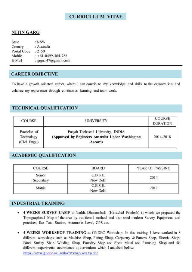 Civil Engineer actively looking for new opportunities in civil field | PDF