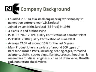 Nitin Enterprises - Company Profile | PPTX