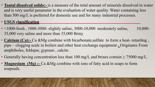 Water quality parameters | PPTX