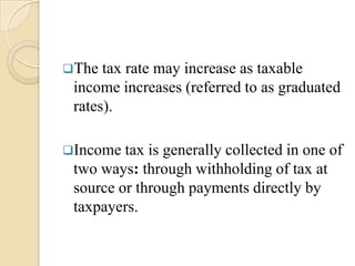 Income Tax Presentation with case study included | PPTX