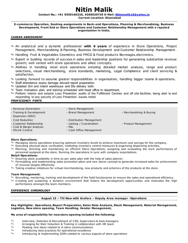 Nitin malik updated cv | PDF