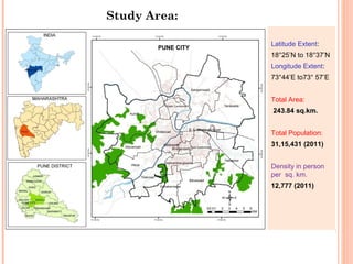 Change detection analysis in land use / land cover of Pune city using ...