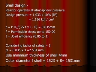 MODELLING AND SIMULATIN OF PLUG FLOW REACTOR | PPT