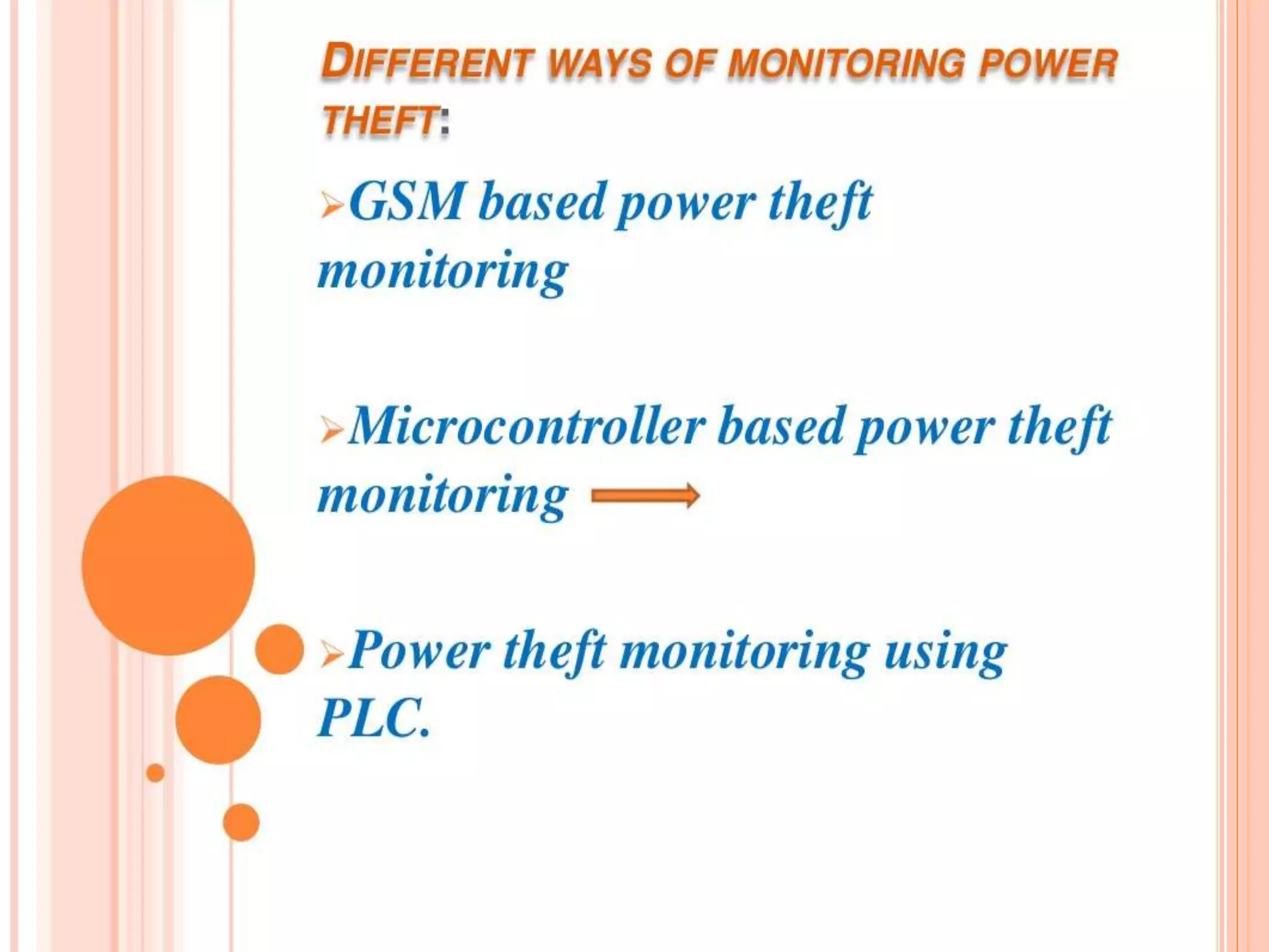 presentation on POWER THEFT IDENTIFICATION SYSTEM | PPTX