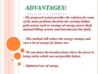 presentation on POWER THEFT IDENTIFICATION SYSTEM | PPTX