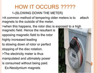 presentation on POWER THEFT IDENTIFICATION SYSTEM | PPTX
