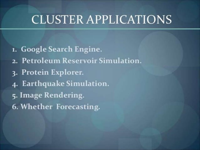 cluster computing | PPTX