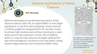 Nickel -Titanium alloys (NiTi) PPT.pptx