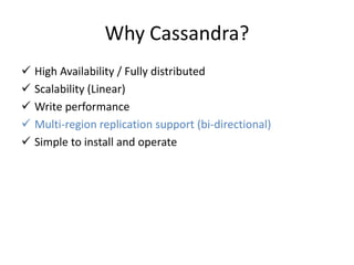 cassandra@Netflix | PPTX | Databases | Computer Software and Applications