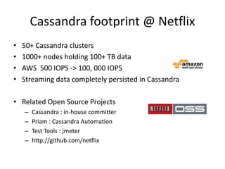 cassandra@Netflix | PPTX