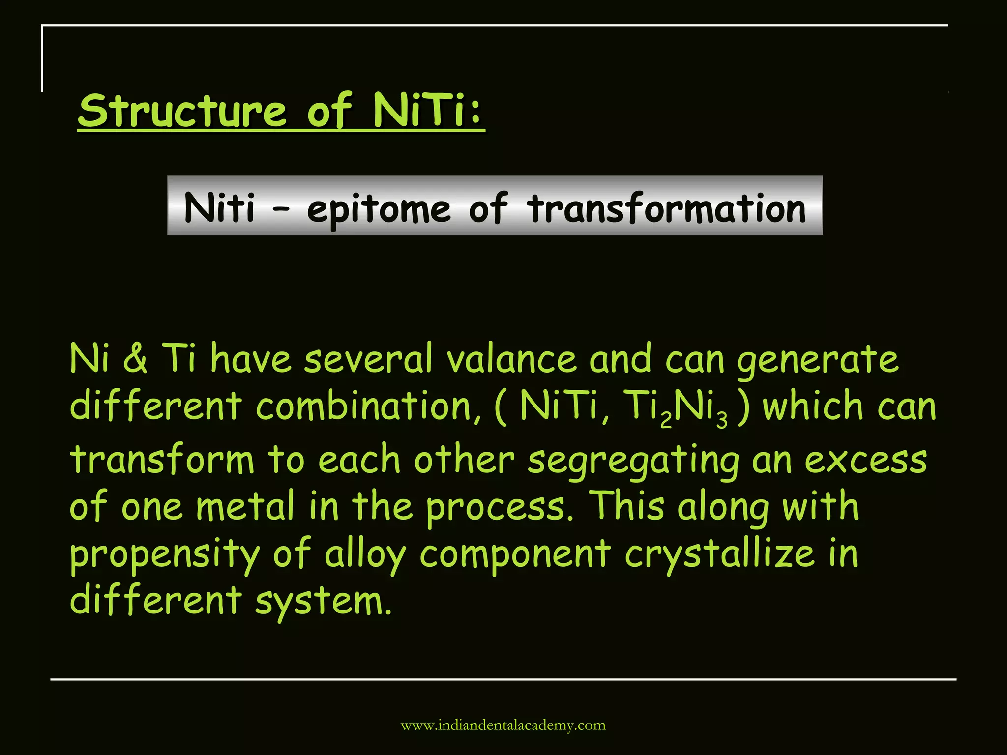 NITI wires | PPT