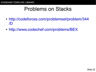Talk on Standard Template Library | PPT