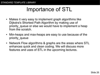 Talk on Standard Template Library | PPT