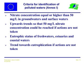 Nitrate Directives Presentation | PPS