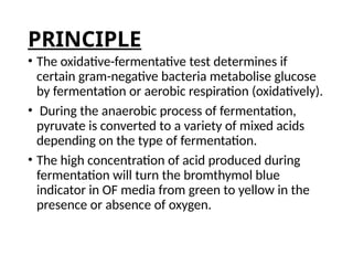 Nitrate reductase test and oxidation-fermentation test.pptx