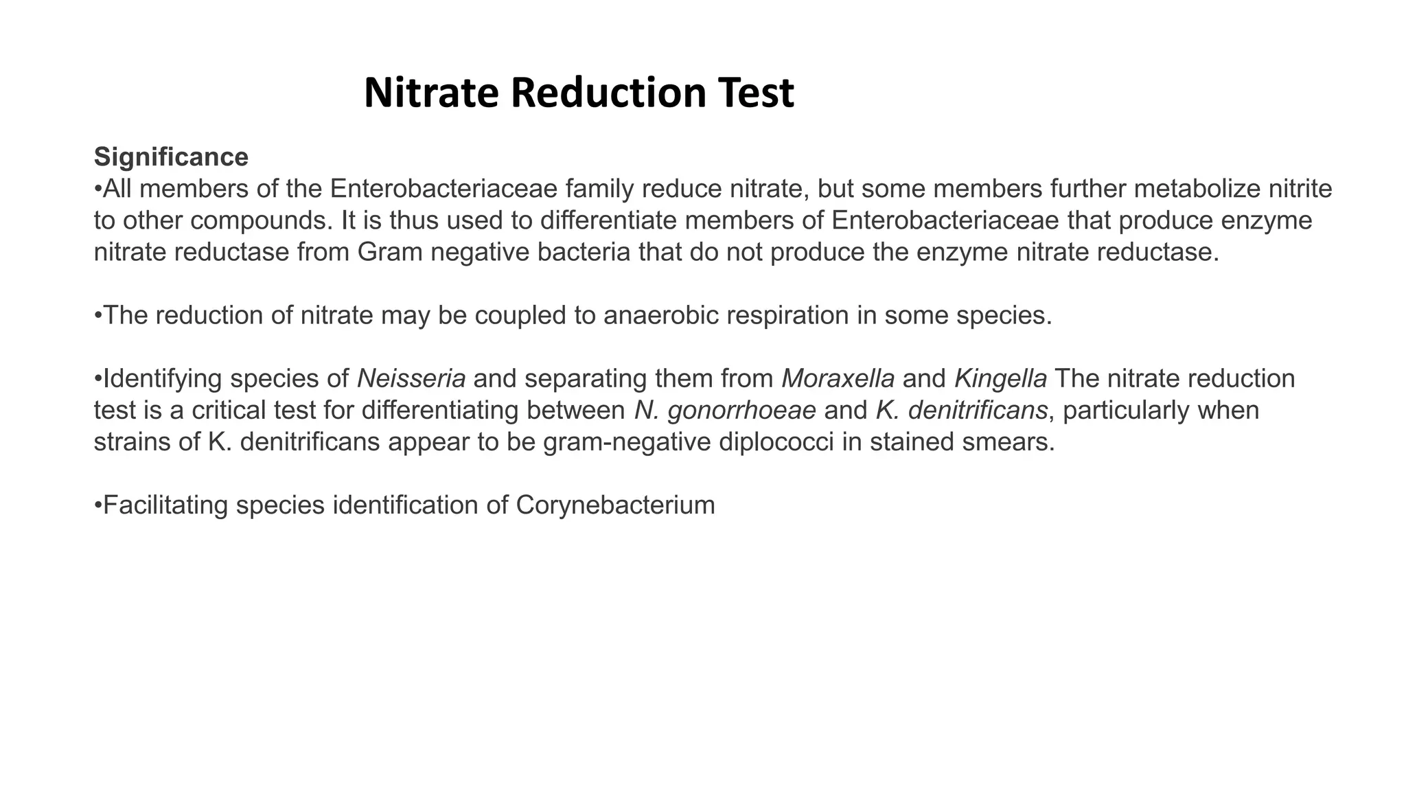 Nitrate reduction | PPTX