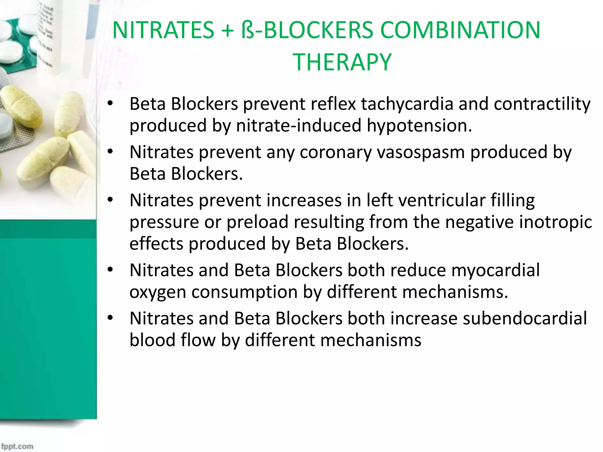 Nitrates in angina pectoris | PPTX