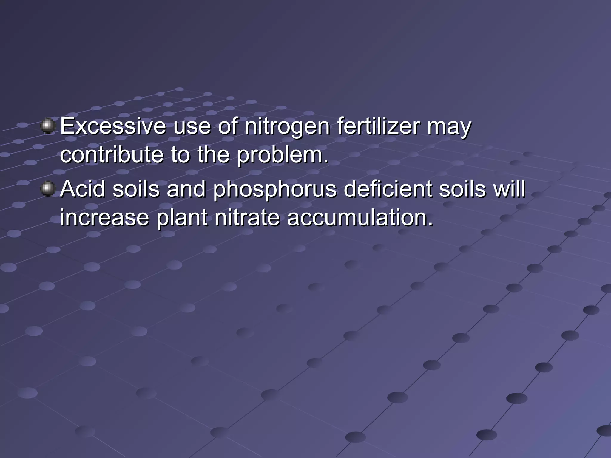 Nitrates poisoning | PPT