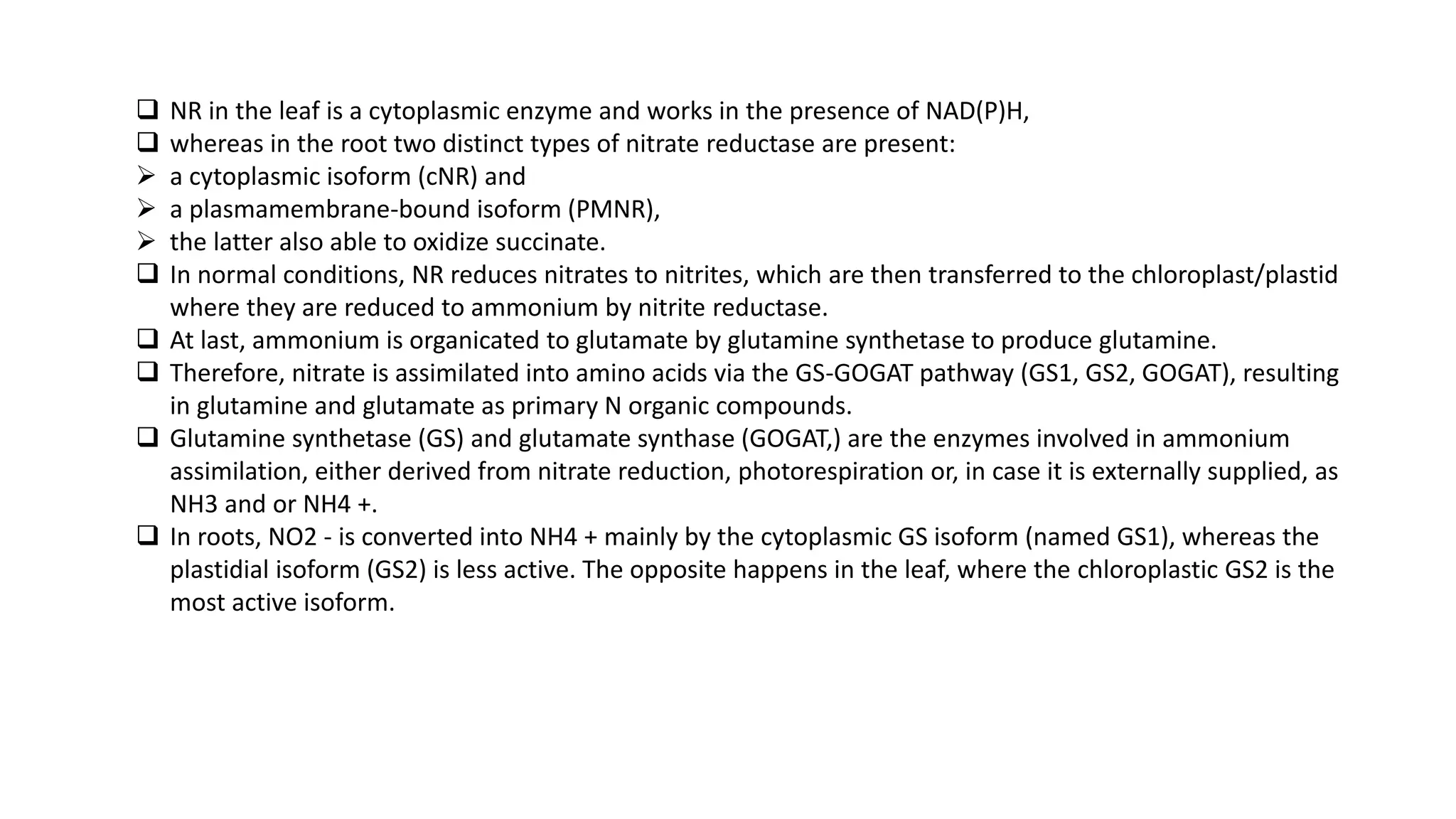 NITRATE UPTAKE, REDUCTION AND ASSIMILATION | PPTX