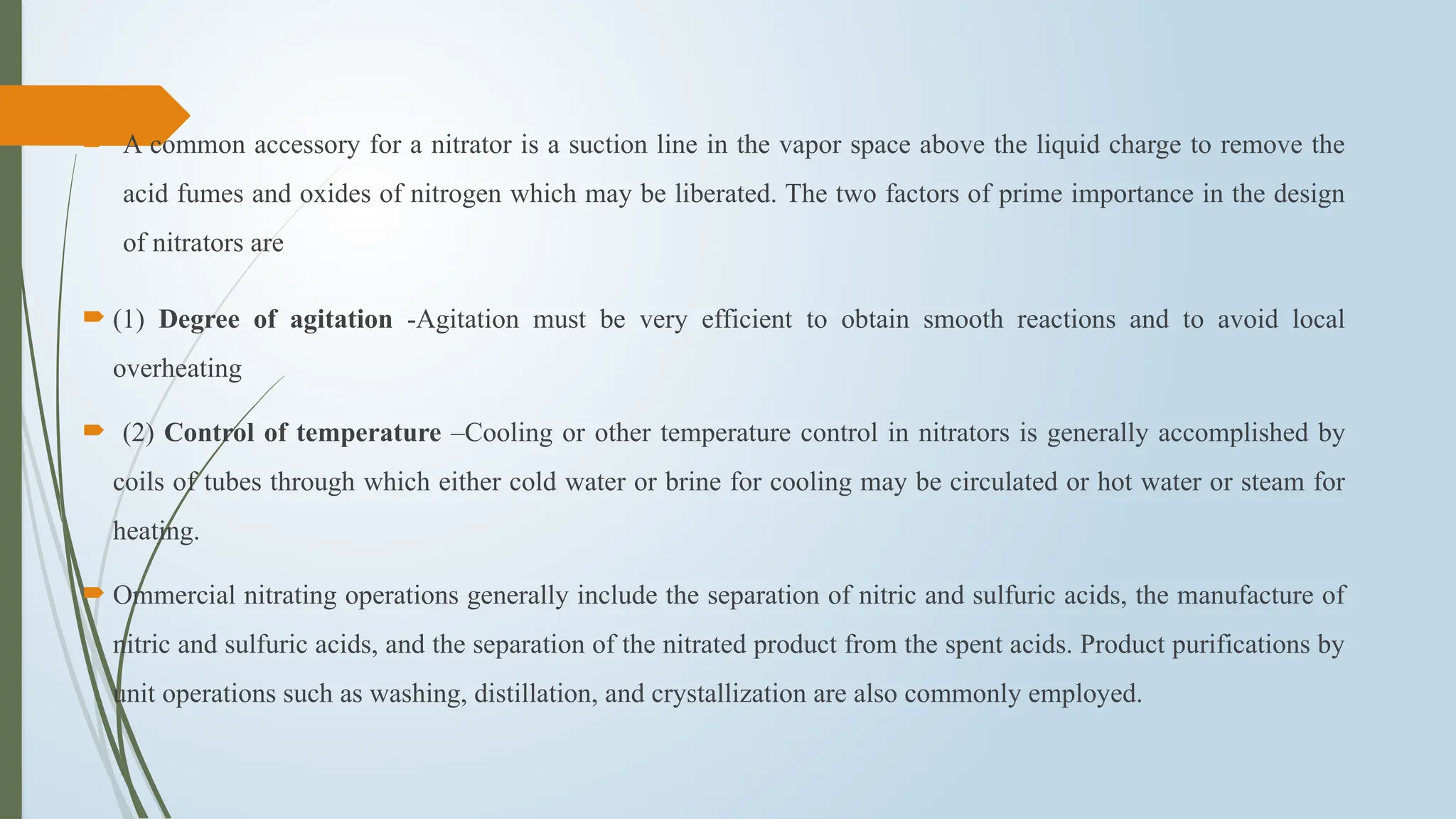 NITRATION, NITRATING AGENTS AND NITRATION EQUIPMENTS | PPTX