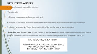 NITRATION, NITRATING AGENTS AND NITRATION EQUIPMENTS | PPTX