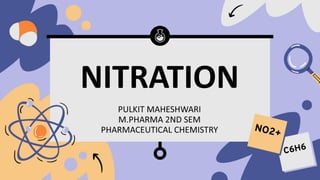 NITRATION M.PHARMA Chemistry(MPC204T) Pharmaceutical Process Chemistry.pptx