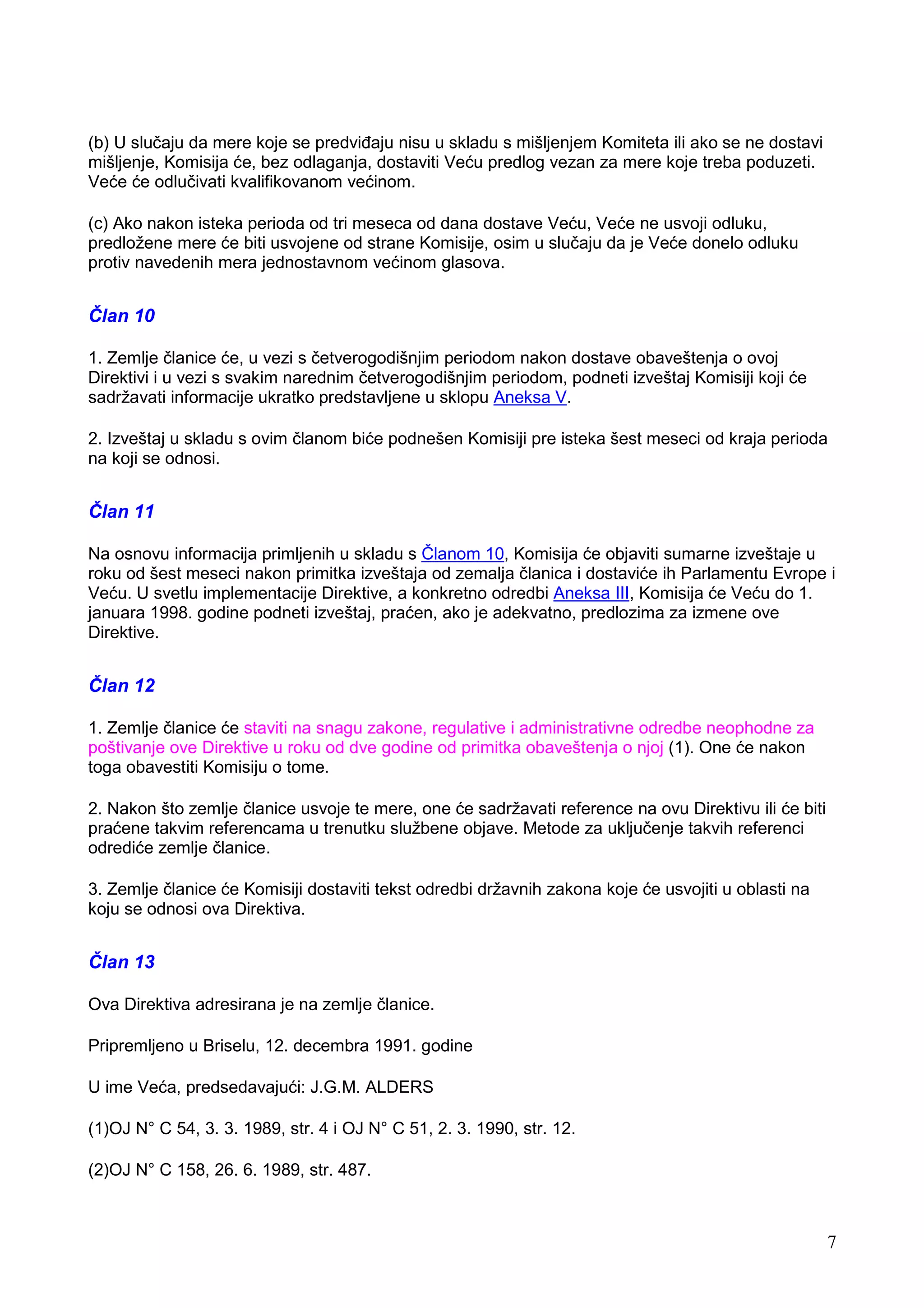 Nitratna direktiva | PDF