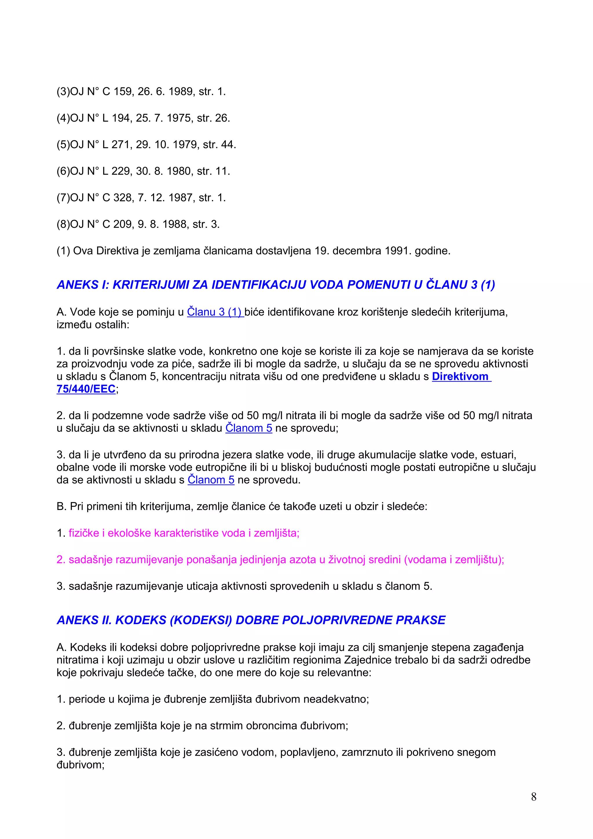 Nitratna direktiva | PDF