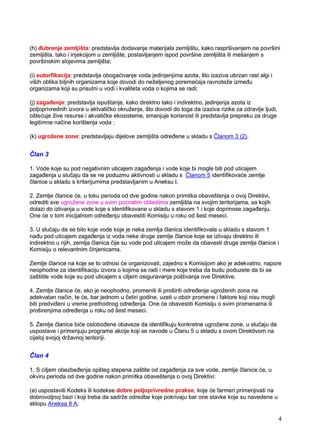 Nitratna direktiva | PDF