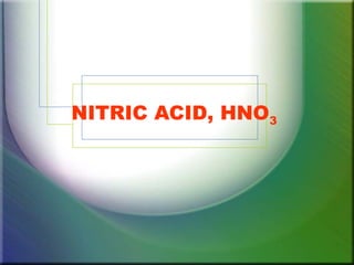 Nitric acid | PPT