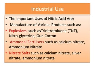Nitric acid | PPTX