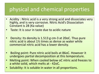Nitric acid | PPTX