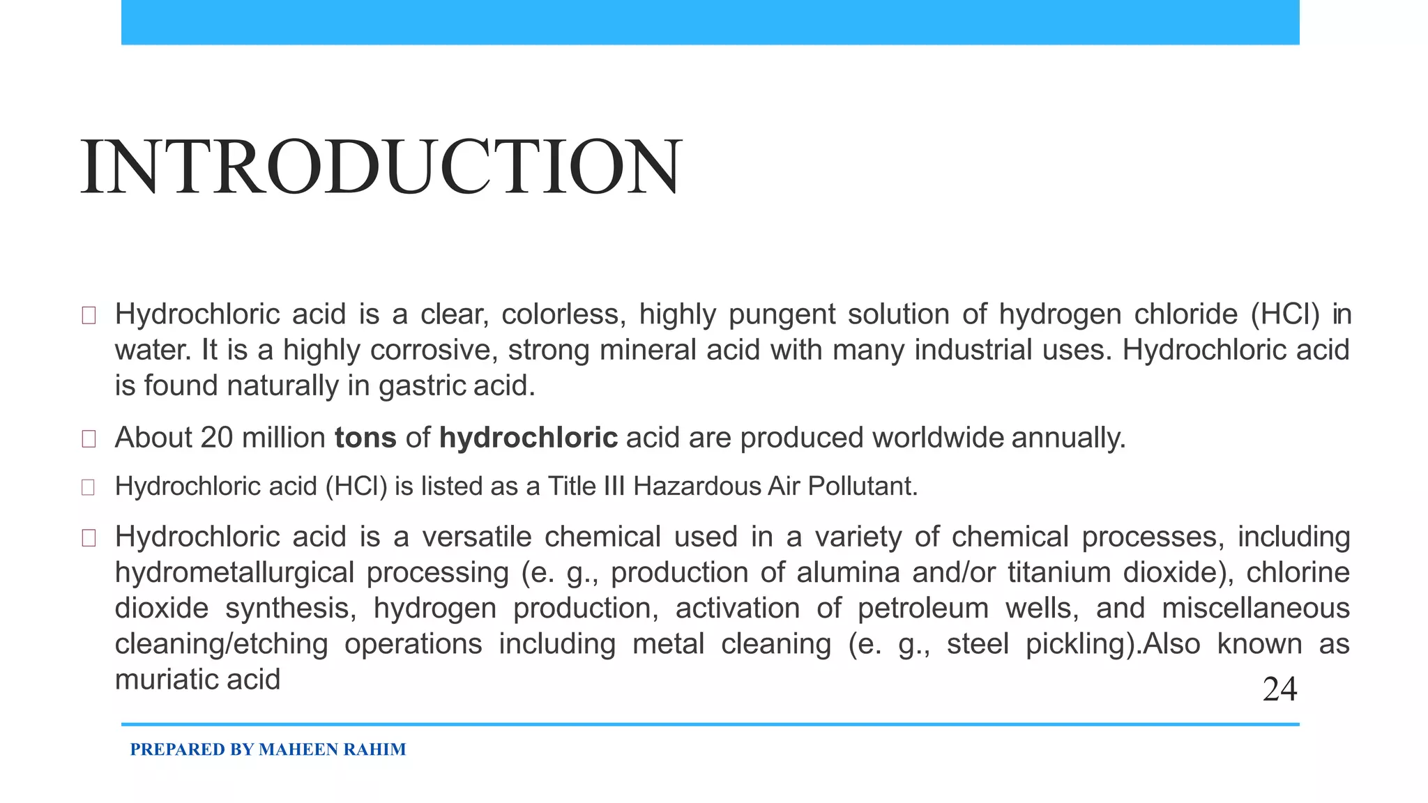 Nitric acid and hydrochloric acid | PDF