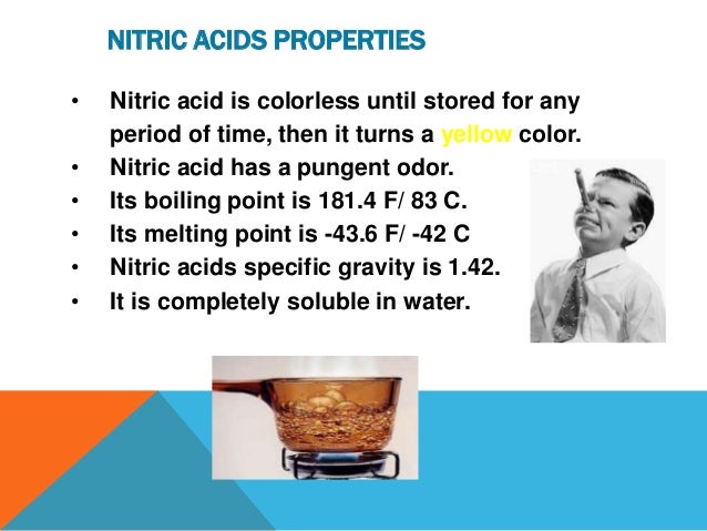 Nitric acid presentation