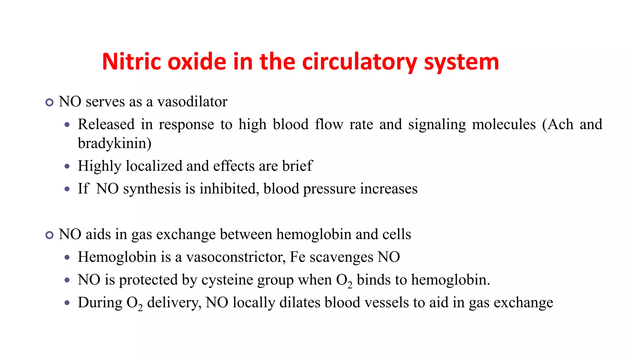 Pharmacology of Nitric oxide | PPTX