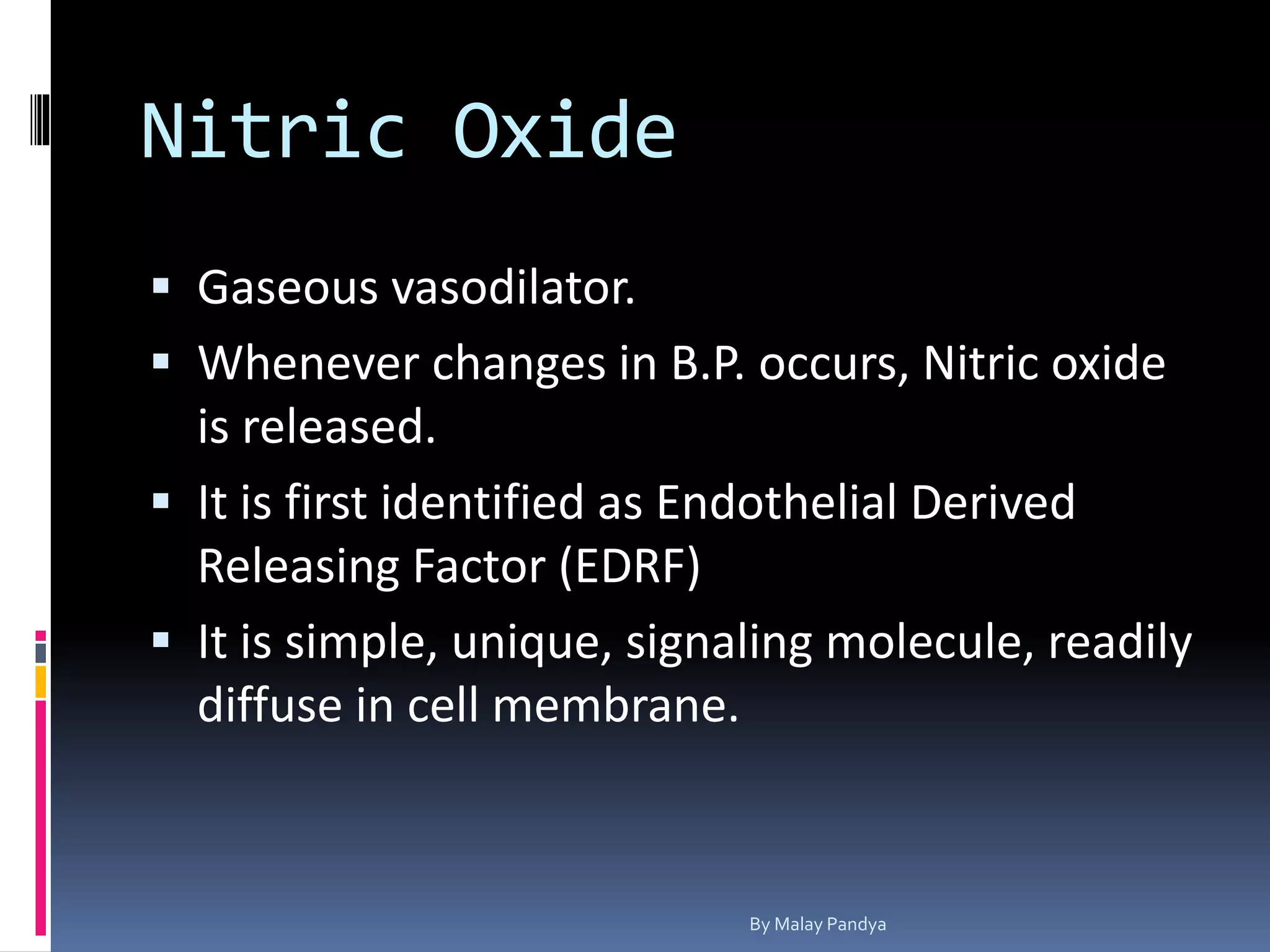 Nitric oxide | PPTX