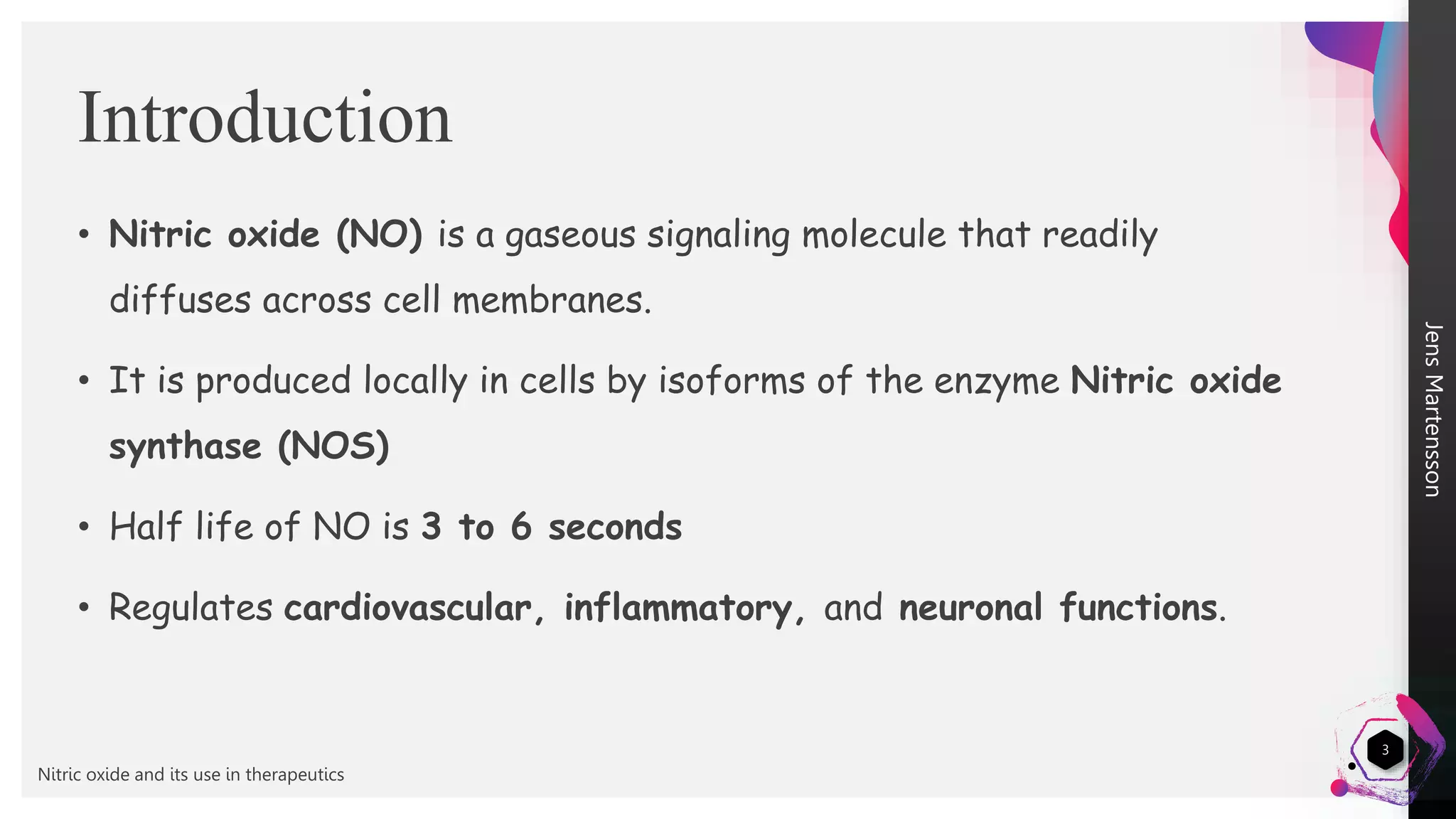 Nitric Oxide and its role in therapeutics.pptx