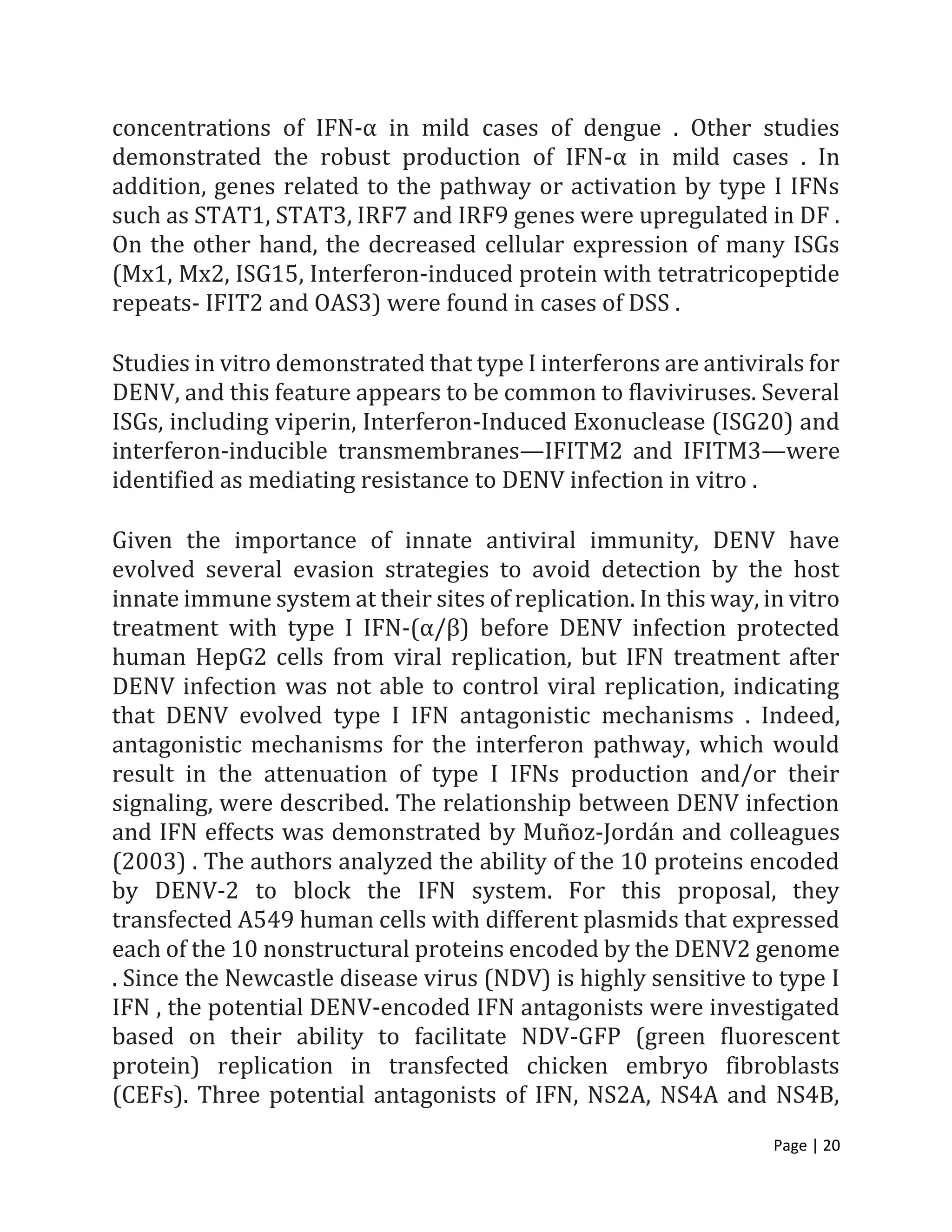 ROLE OF NITRIC OXIDE IN PATHOGENESIS OF DENGUE FEVER | PDF