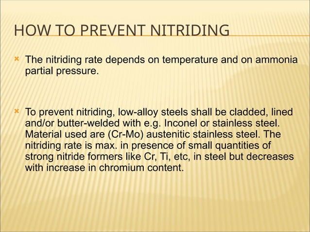 Nitriding phenomena in Ammonia Plant.ppt