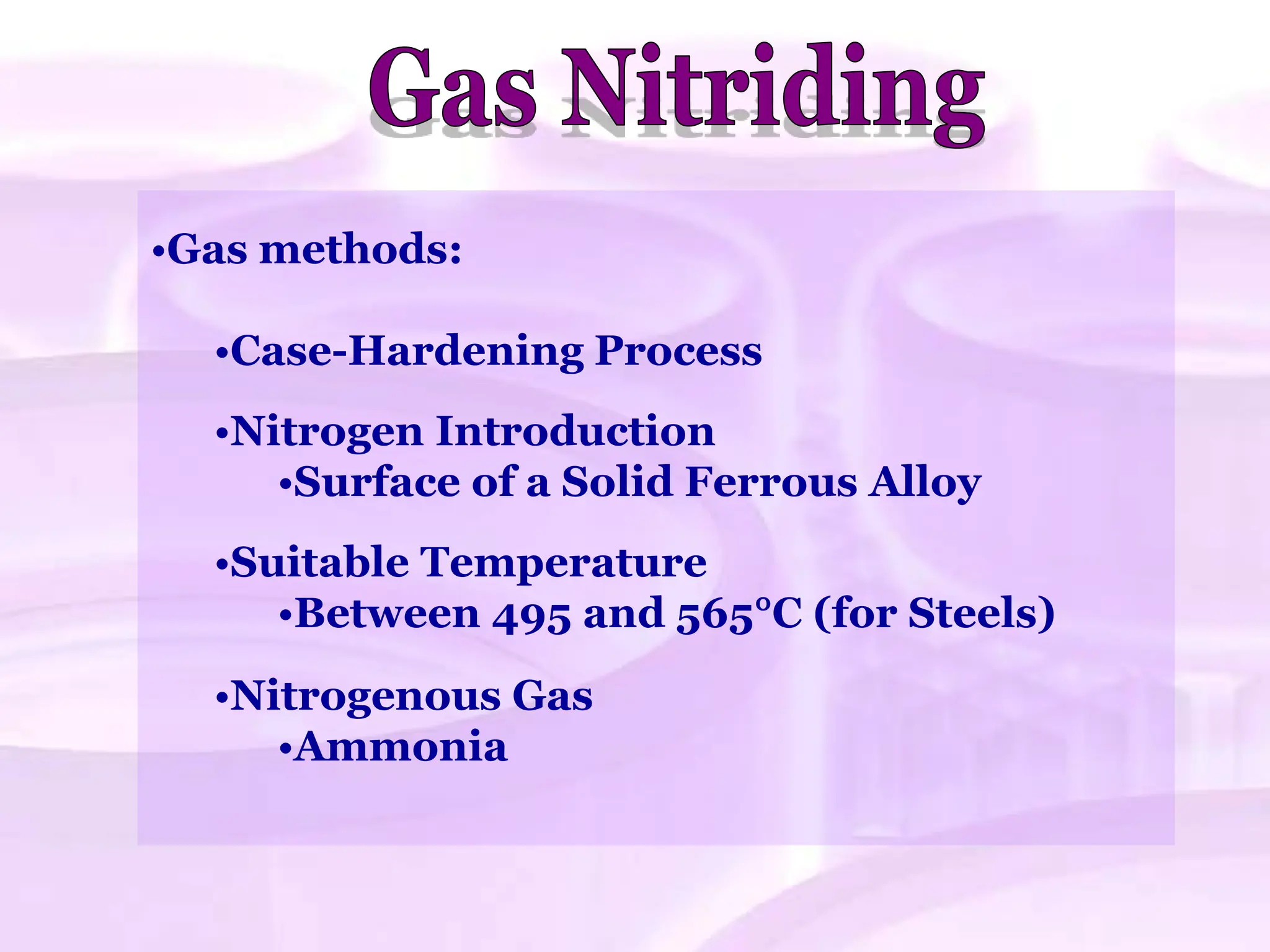 Introduction Nitriding Presentation for Under Graduate | PPT