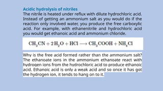 NITRILES and Its Functional groups.pptx | Chemistry | Science