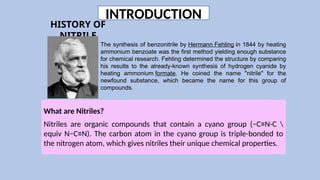 NITRILES and Its Functional groups.pptx | Chemistry | Science
