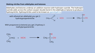 NITRILES and Its Functional groups.pptx