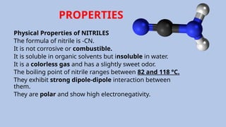 NITRILES and Its Functional groups.pptx