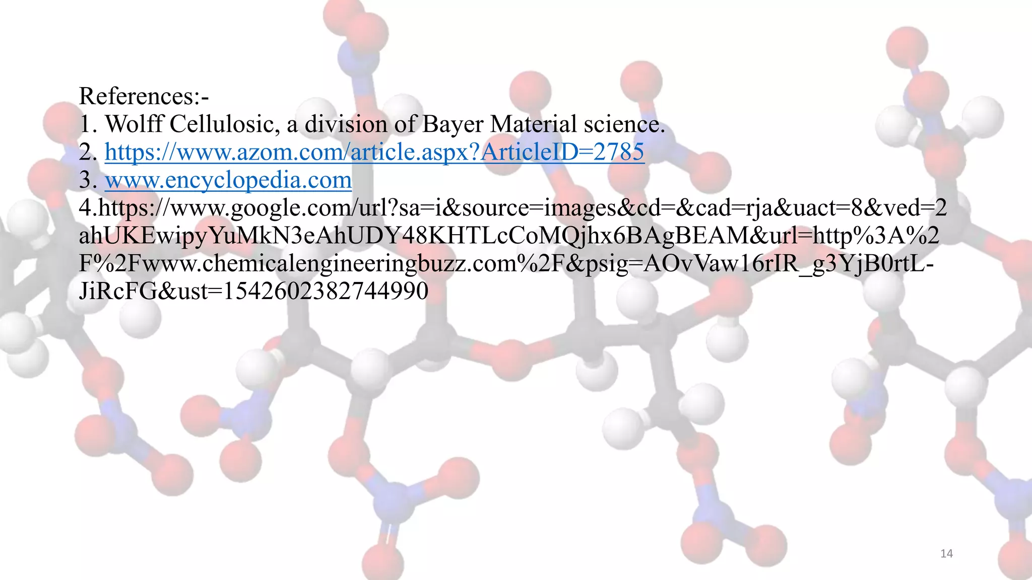 Nitro cellulose | PPTX