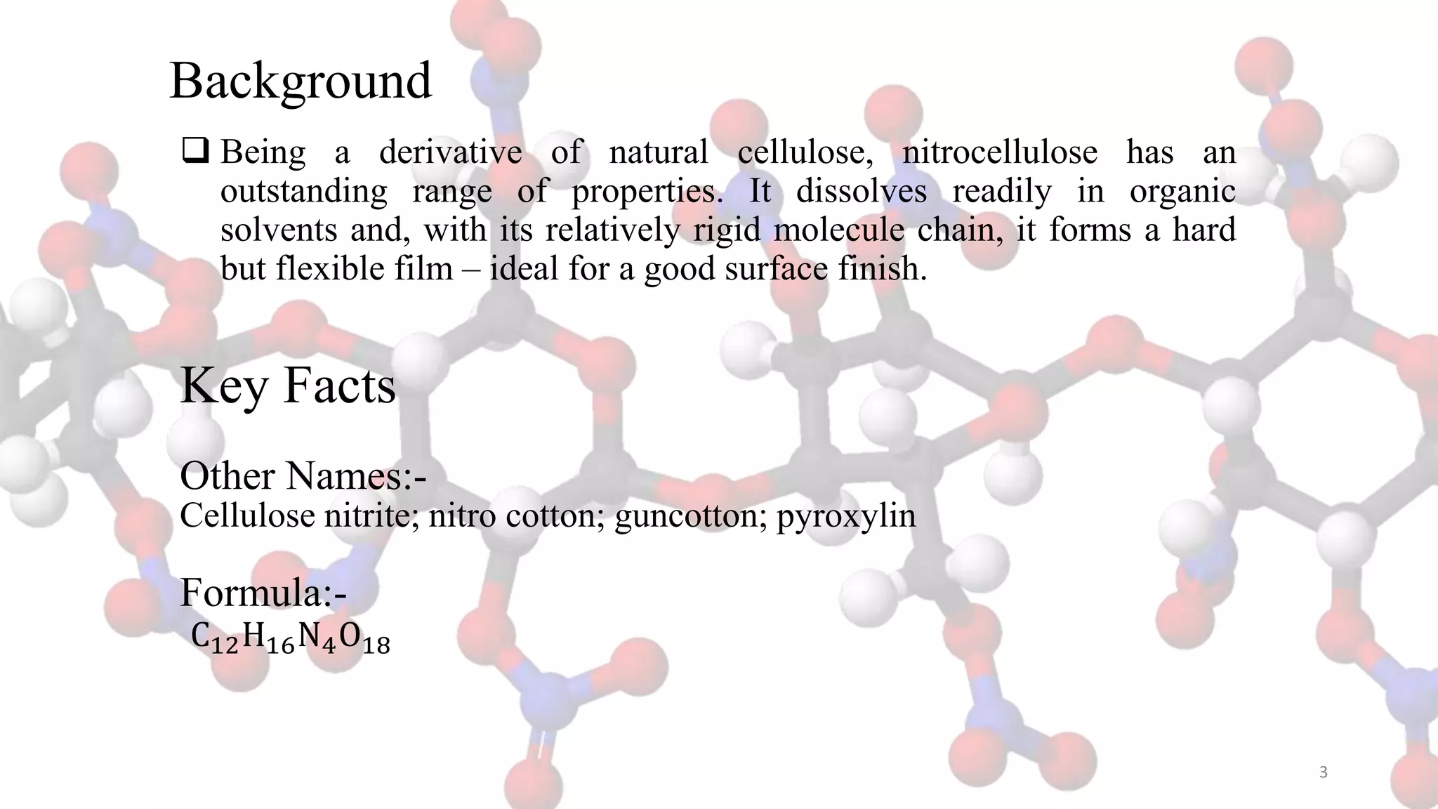 Nitro cellulose | PPTX